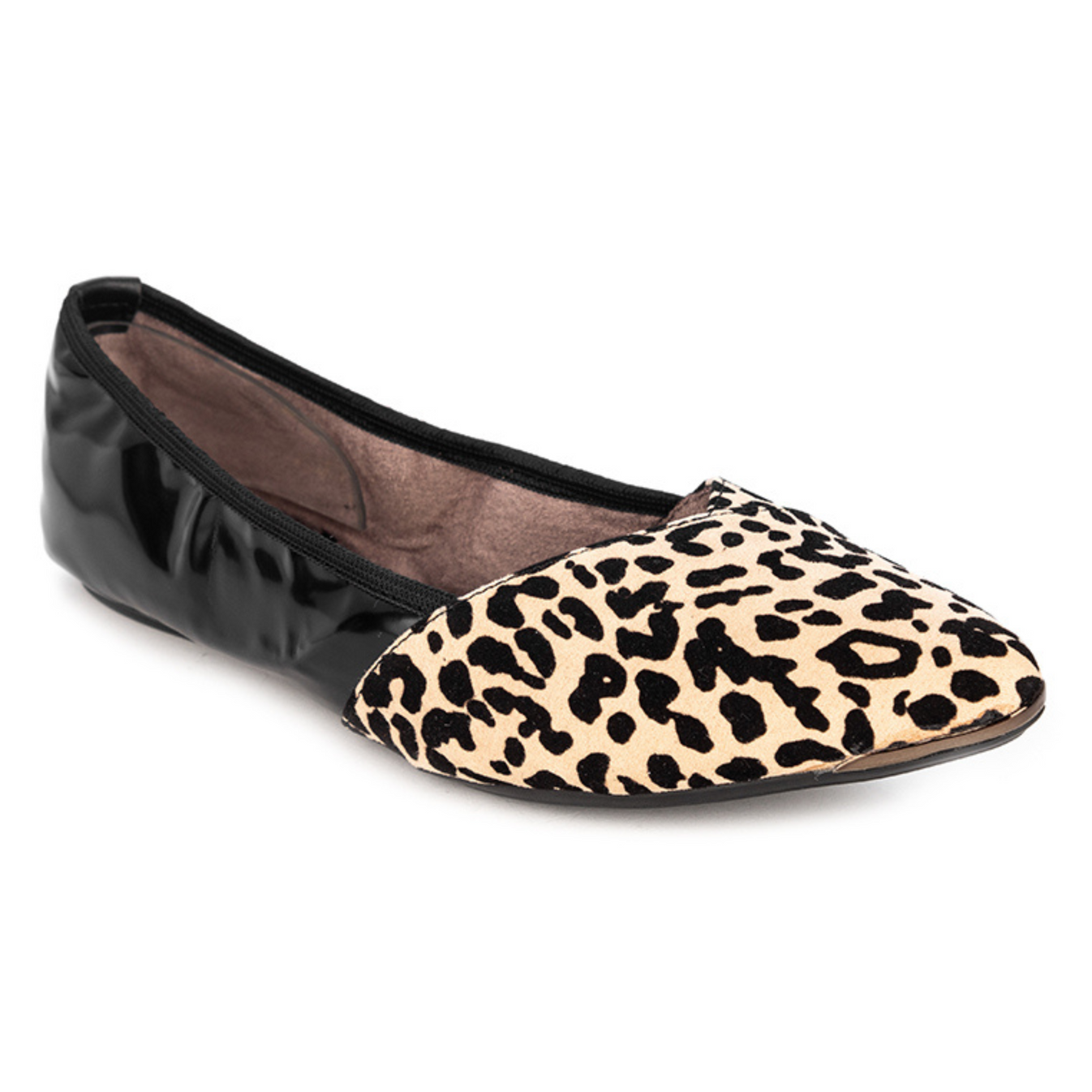 IVY Ballet Flat Shoes - Black/Leopard – Butterfly Twists PH