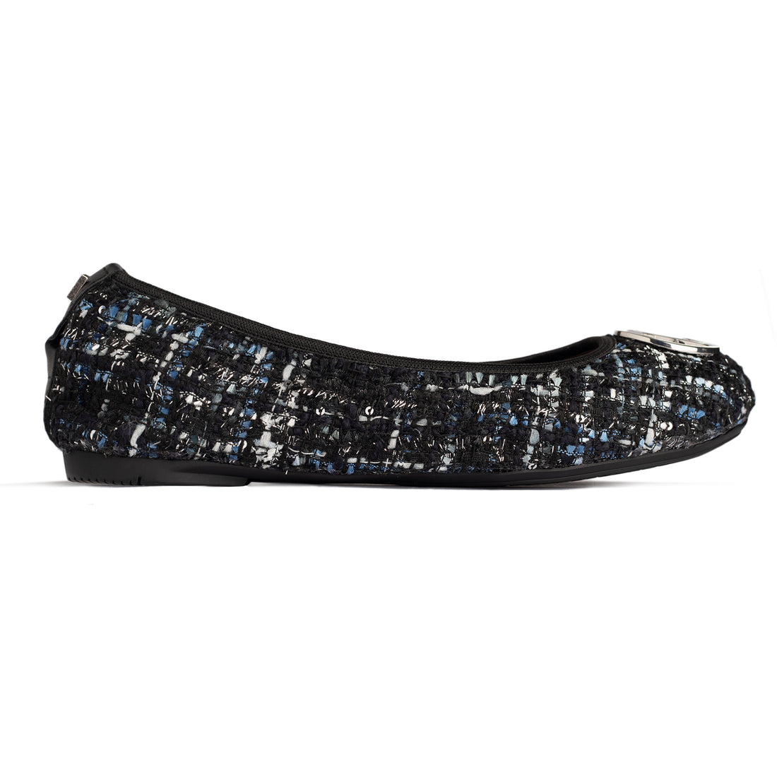 CATHERINE Ballet Flat Shoes - Black Tweed – Butterfly Twists PH